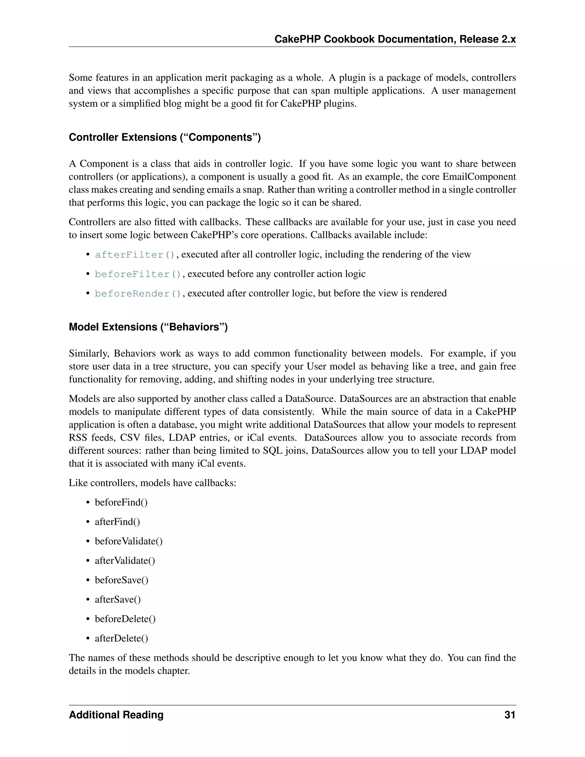 Cake php cookbook | PDF