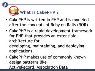 Cake php oops approach for php | PPT