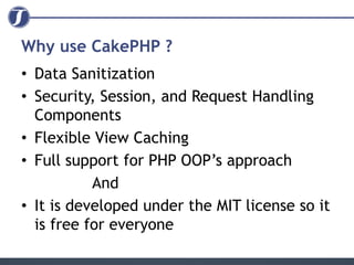 Cake php oops approach for php | PPT