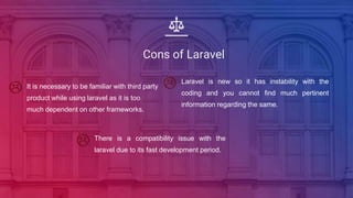 Cakephp vs. laravel | PPT