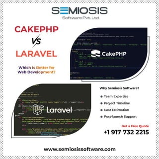 Cakephp VS Laravel: Which is Better for Web Development? | PDF