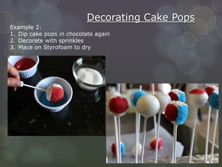 Cake pop how to | PPTX