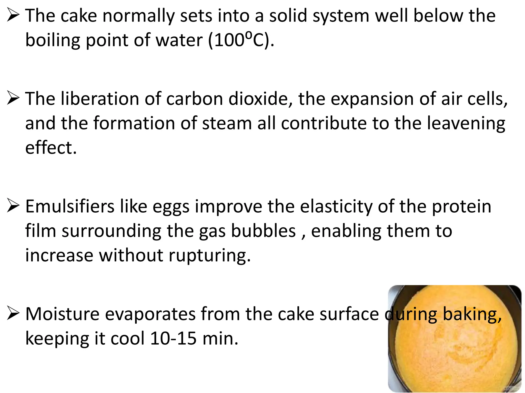 Cake Basic Chemistry | PPTX | Desserts and Baking | Food & Drink