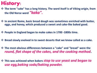 Cake Basic Chemistry | PPTX