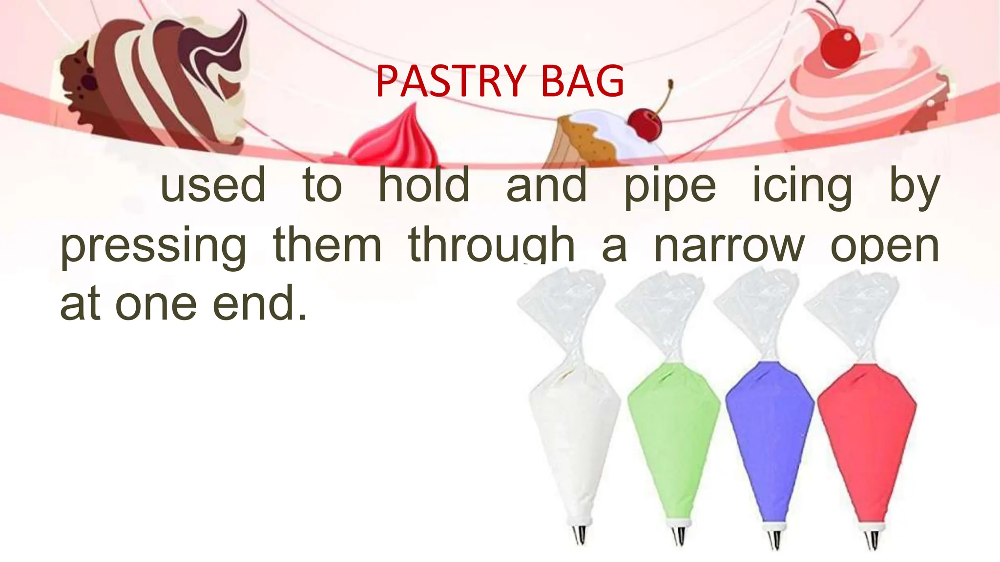 Piping techniques in decorating cakes and cupcakes. | PPTX