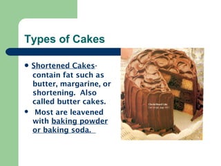 Cakes, fillings and frostings | PPT