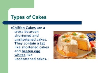 Cakes, fillings and frostings | PPT