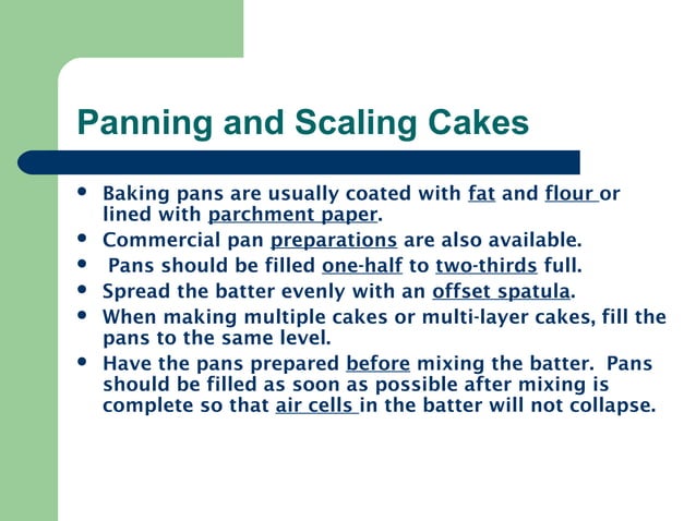 Cakes, fillings and frostings | PPT | Desserts and Baking | Food & Drink