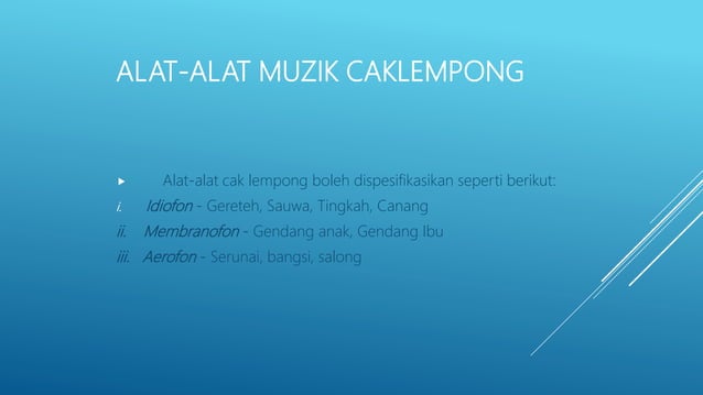 Caklempong power point | PPTX
