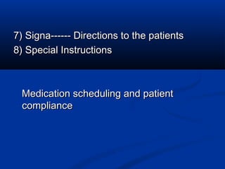 Interpretation Of Prescription or Medication order. | PPT