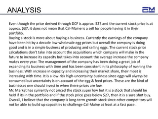 Cal-Maine Foods Analysis | PDF