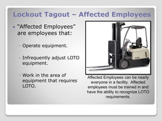 Lock-Out Tag-Out (LOTO) Training | PPTX