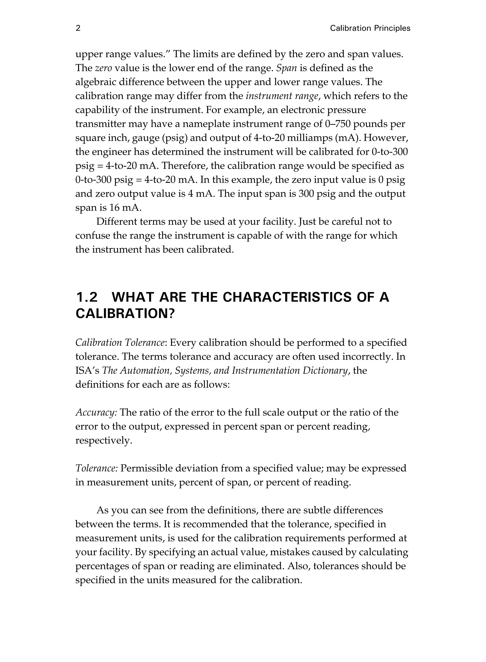 Calabration principles-chapter1 | PDF