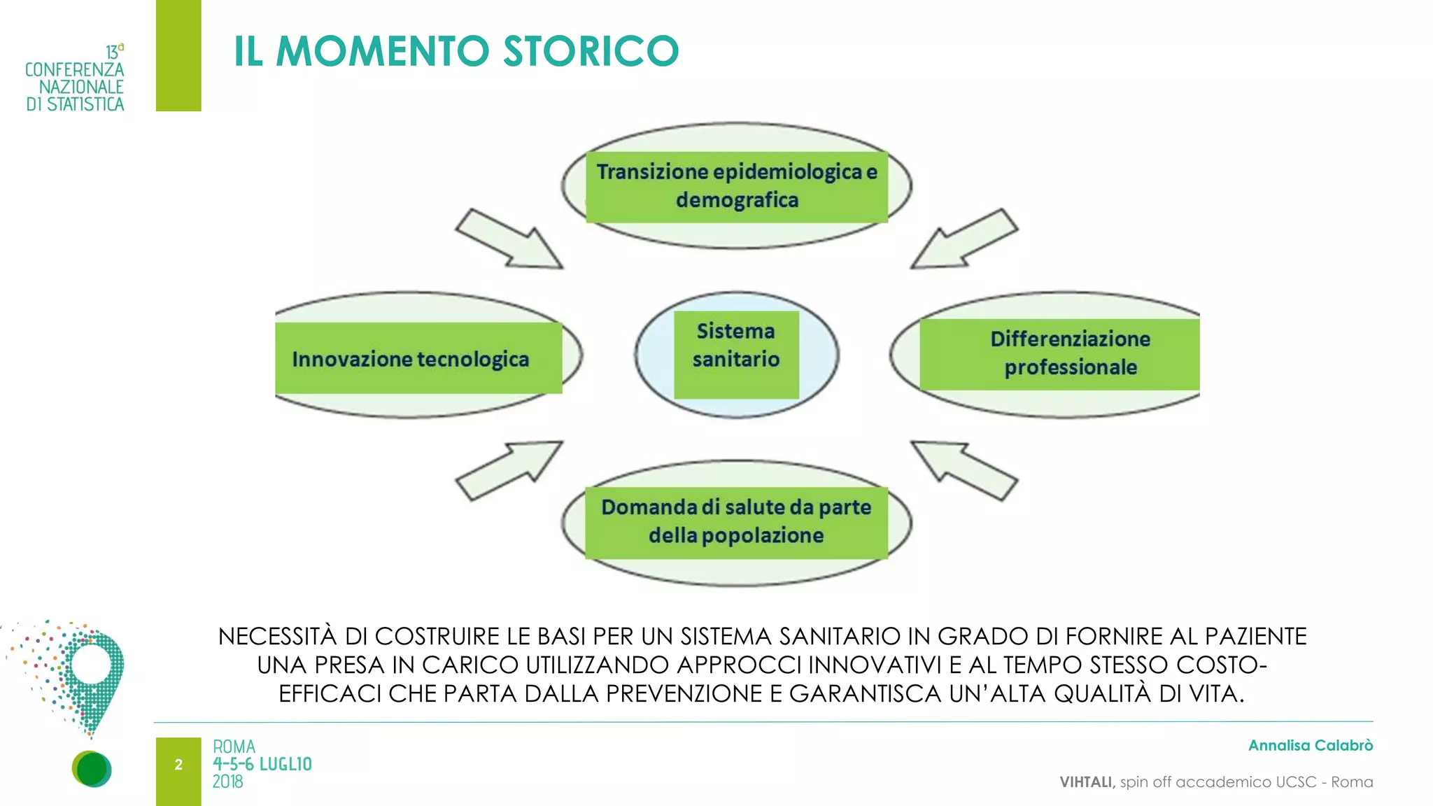 Anna Lisa Calabro', Data analysis in ambito medico-sanitario | PDF