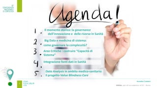 Anna Lisa Calabro', Data analysis in ambito medico-sanitario | PDF