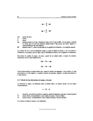 Calados del buque & Estabilidad | PDF