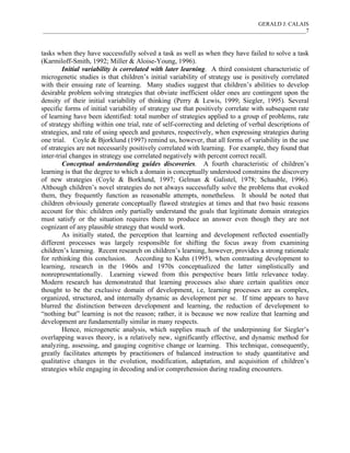 Calais, Gerald employing sieglers overlapping waves theory | PDF