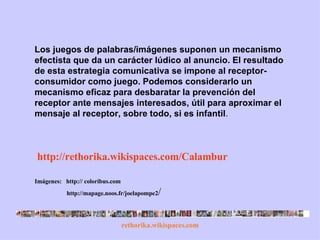 Calambur, figura retóricas en la publicidad | PPT