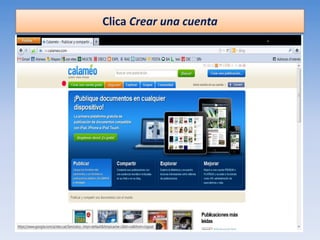 Calameo tutorial basic | PPT