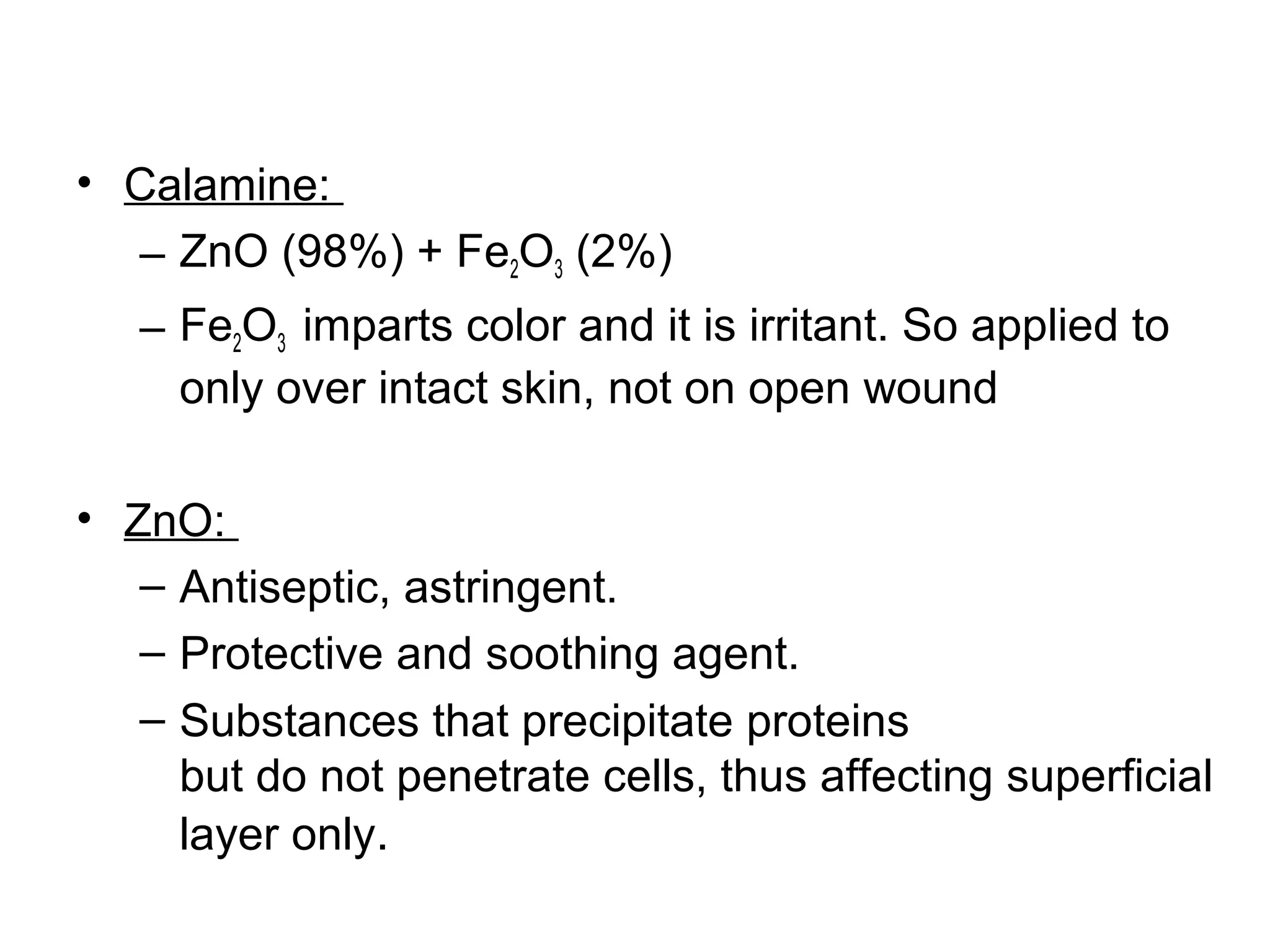 Calamine lotion | PPT