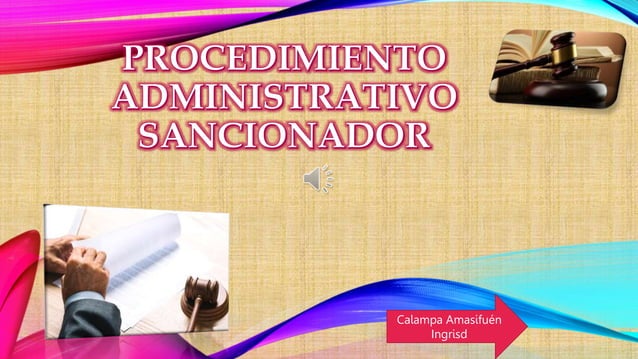 Procesamiento Sancionador | PPT