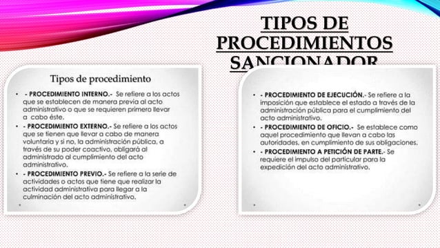 Procesamiento Sancionador | PPT