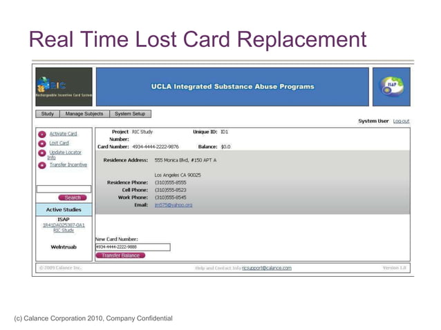 Reloadable Incentive Card | PPT