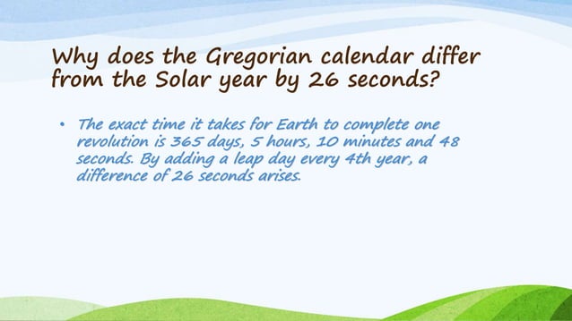 Do You Know These Interesting Facts About Calendars? | PPT