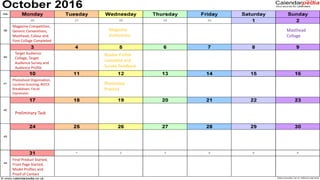 Calander media as | PPTX