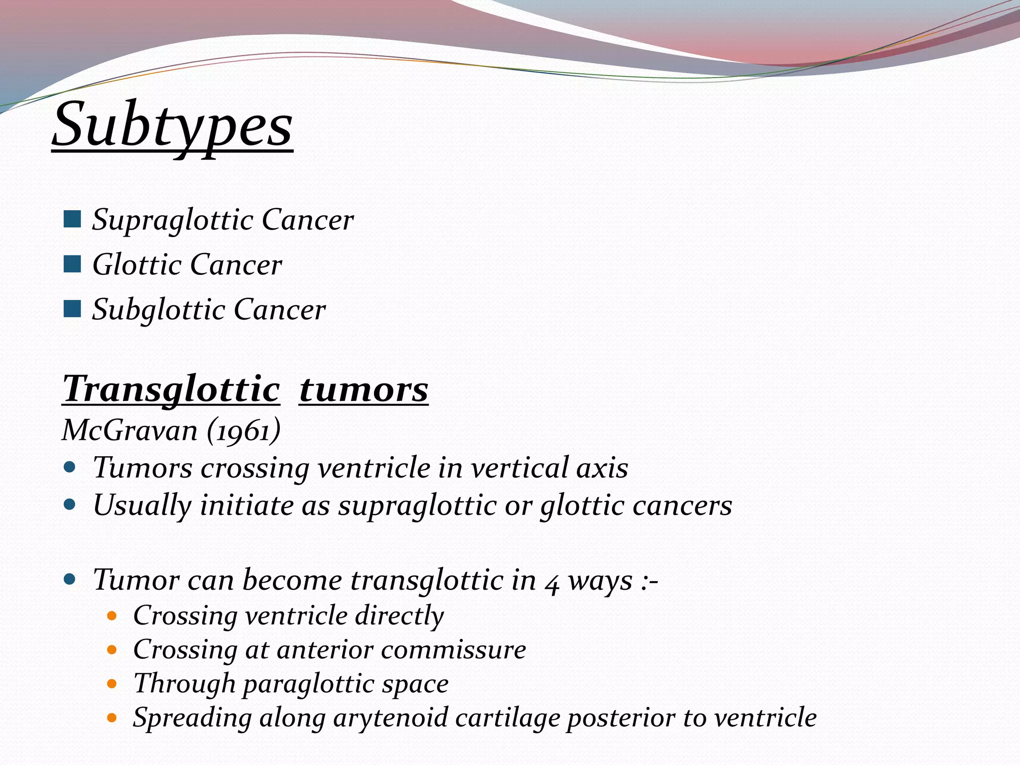 Management of Ca larynx | PPTX