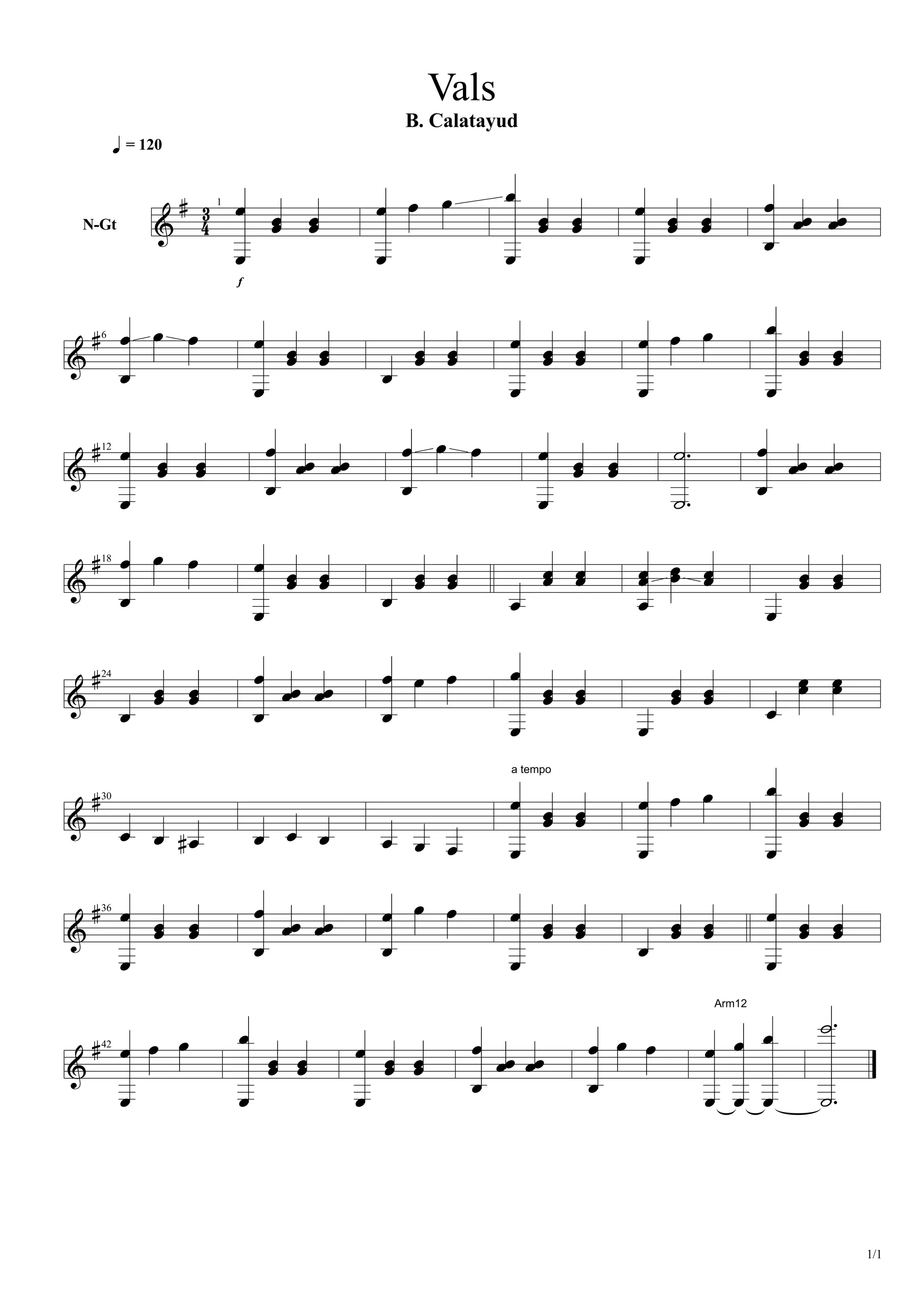 Calatayud, bartolome vals | PDF