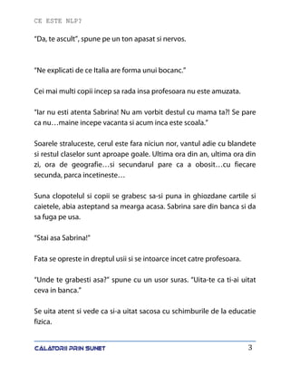 Povestea "Ce este NLP" | PDF