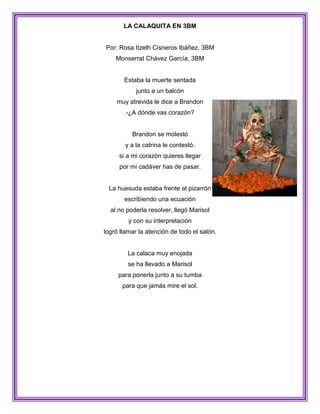 Calaveras_TercerAño | PDF