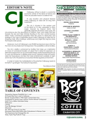 CALBAYOG JOURNAL DECEMBER 2015 | PDF