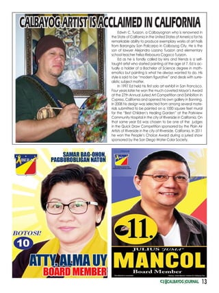 Calbayog journal April 2016 | PDF