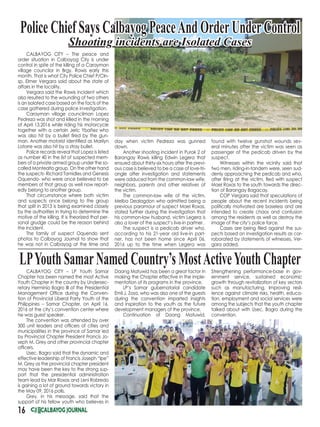 Calbayog journal April 2016 | PDF