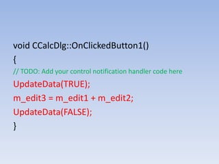 MFC Calculator | PPT