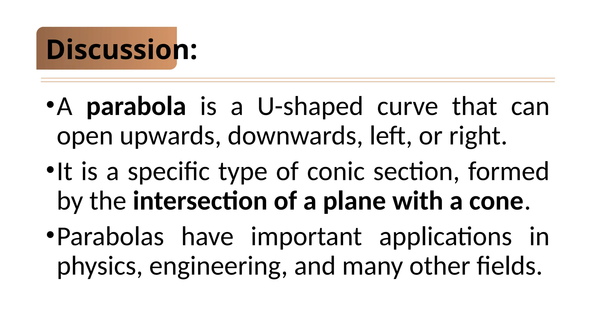Lesson 2 - Parabolas and Its Application | PPTX