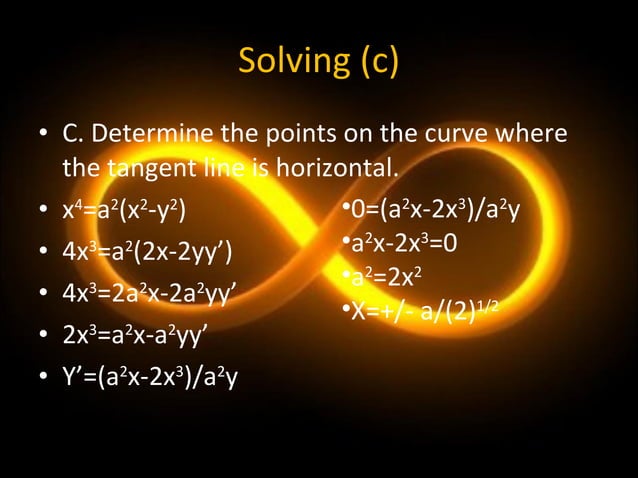 Figure Eight Curve | PPT