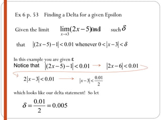 Calc 1.2b eps delt | PPT