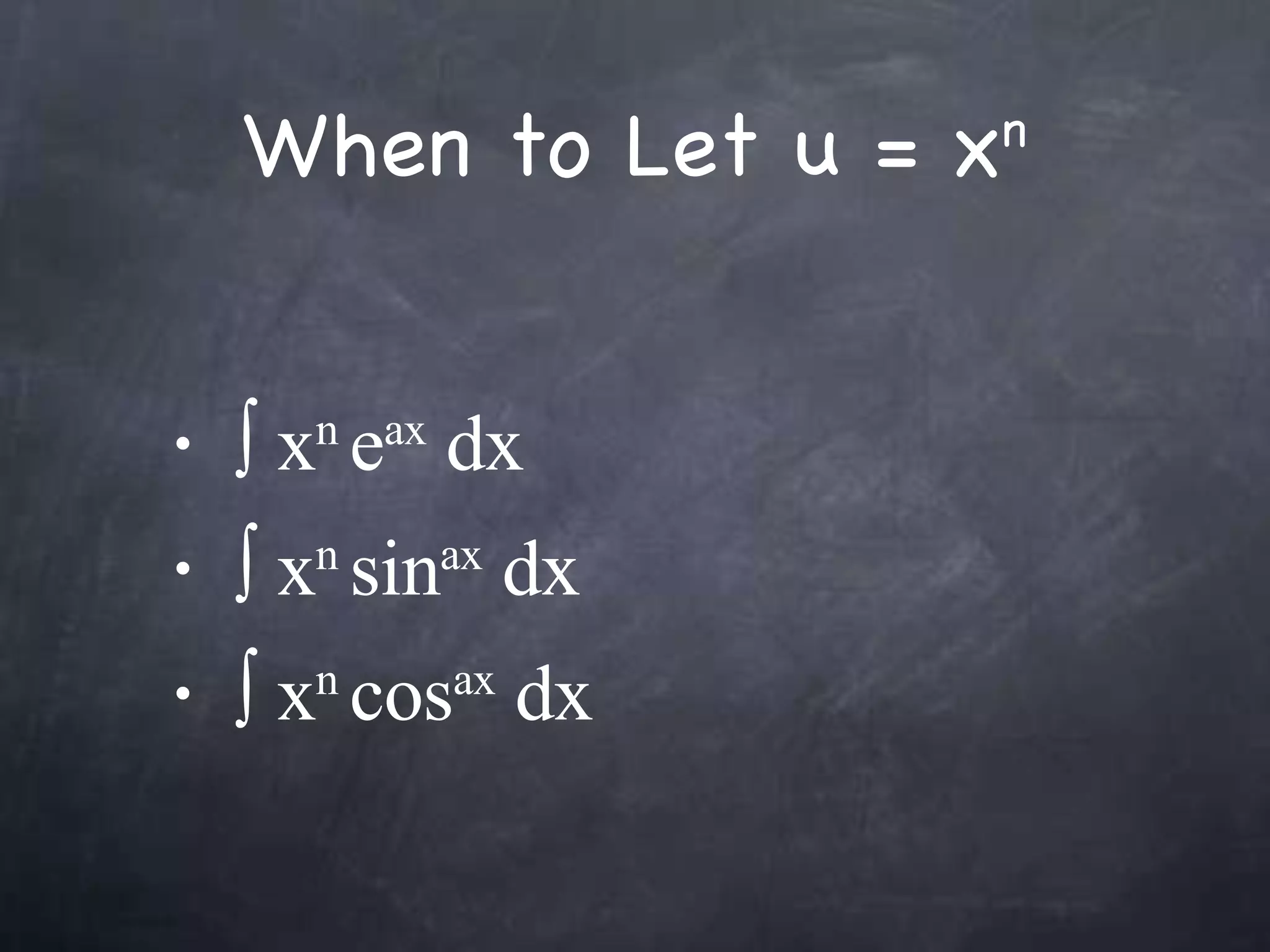 Integration By Parts Tutorial & Example- Calculus 2 | PPT