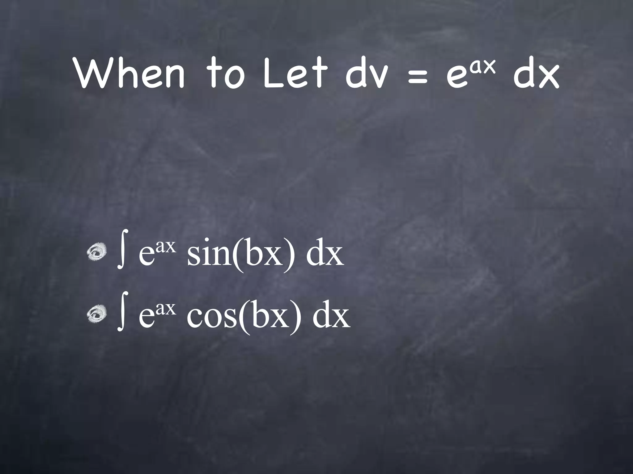 Integration By Parts Tutorial & Example- Calculus 2 | PPT | Physics ...