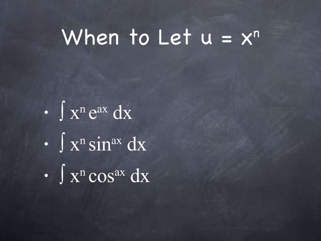 Integration By Parts Tutorial & Example- Calculus 2 | PPT | Physics | Science