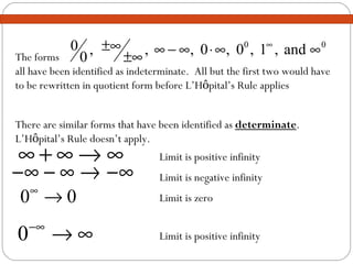 Calc 8.7 l'hopital | PPT