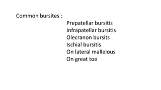 Calcaneal spur and chronic bursitis | PPTX