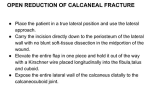 FRACTURES of CALCANEUS AND TALUS | PPTX
