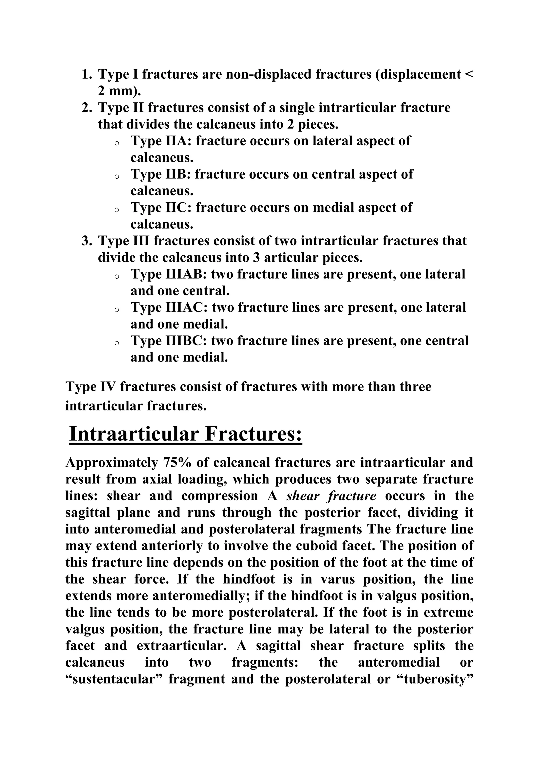 Calcaneus fracture | DOCX