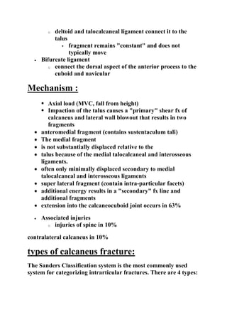 Calcaneus fracture | DOCX
