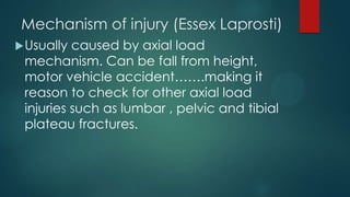 Calcaneus fractures by dr sidhu | PPTX