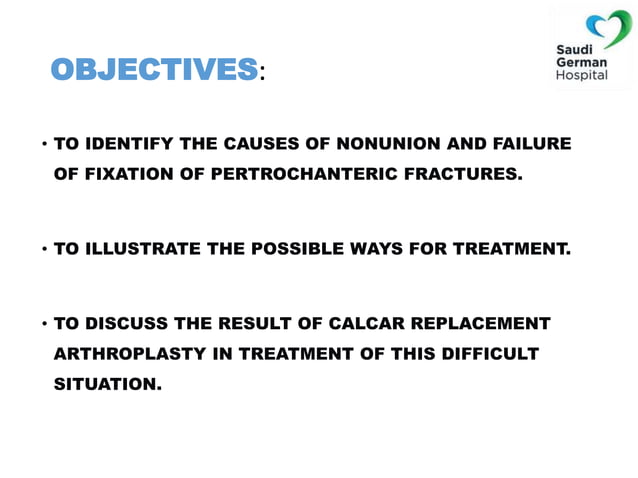 Calcar replacement arthroplasty in treatment of failed trochanteric ...